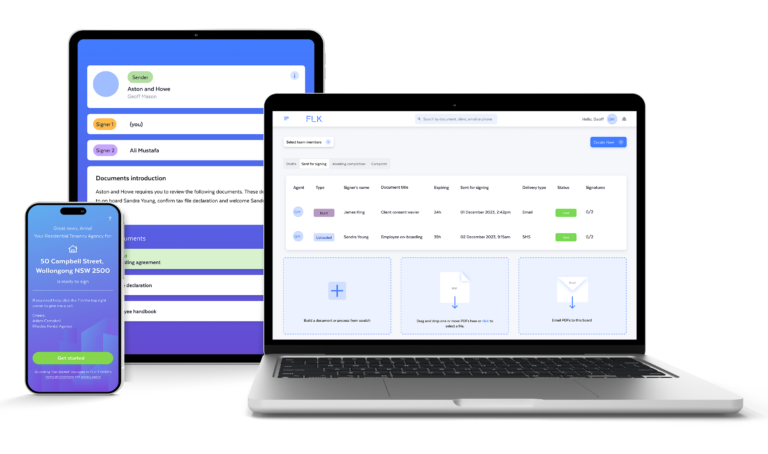 Interactive Demo for Online Document Signing Software